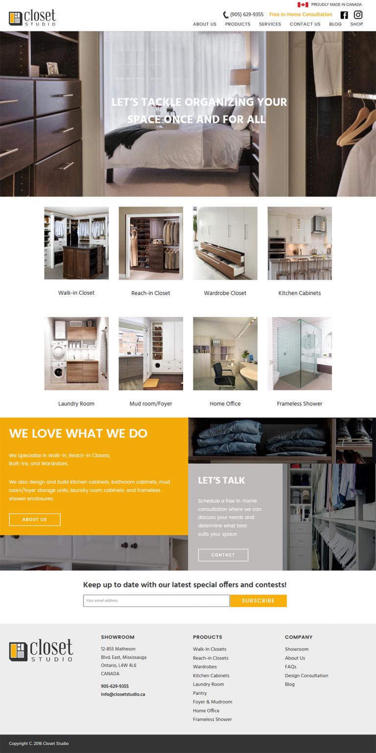 e-Commerce Portfolio | Oakville's Web Design Company